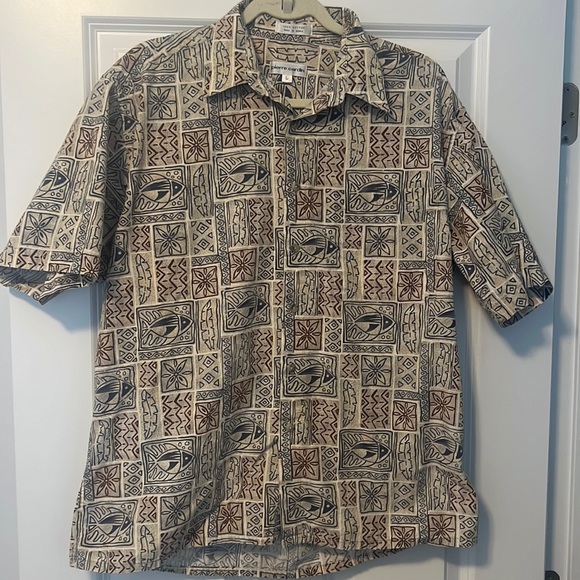 Pierre Cardin | Shirts | Mens Pierre Cardin Buttondown Fish Shirt ...